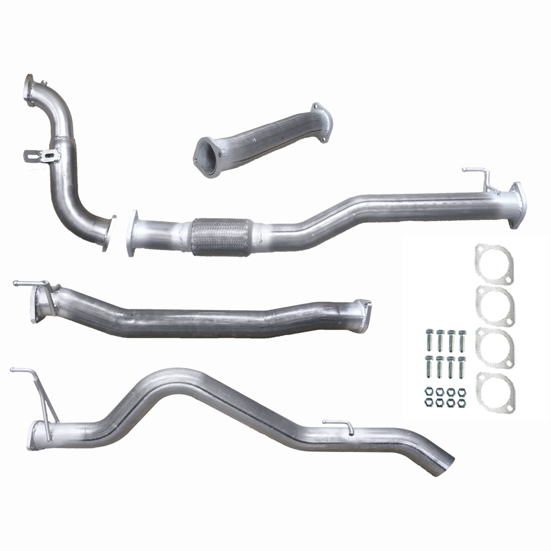 Holden RG Colorado Exhaust 2.8L 3" Turbo Back No Cat With Pipe Raw ...