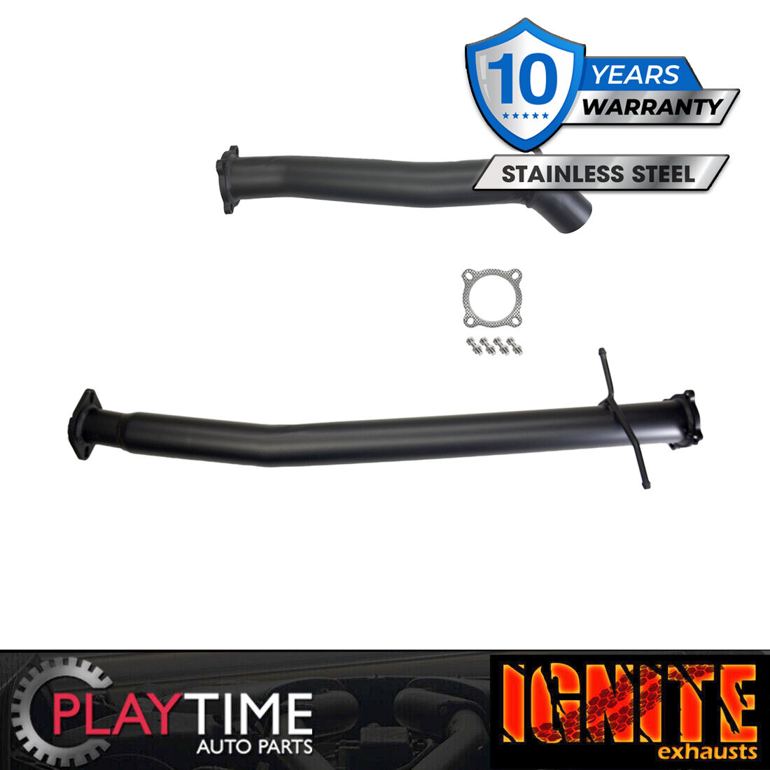 Ford Ranger Raptor Exhaust 2.0L 3" DPF Back Pipe Only 409 Stainless Steel