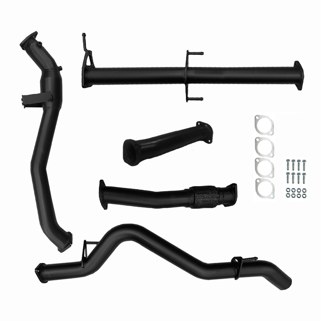 Mitsubishi MR Triton Exhaust 2.4L 3" Turbo Back Cat & Straight Pipe ...
