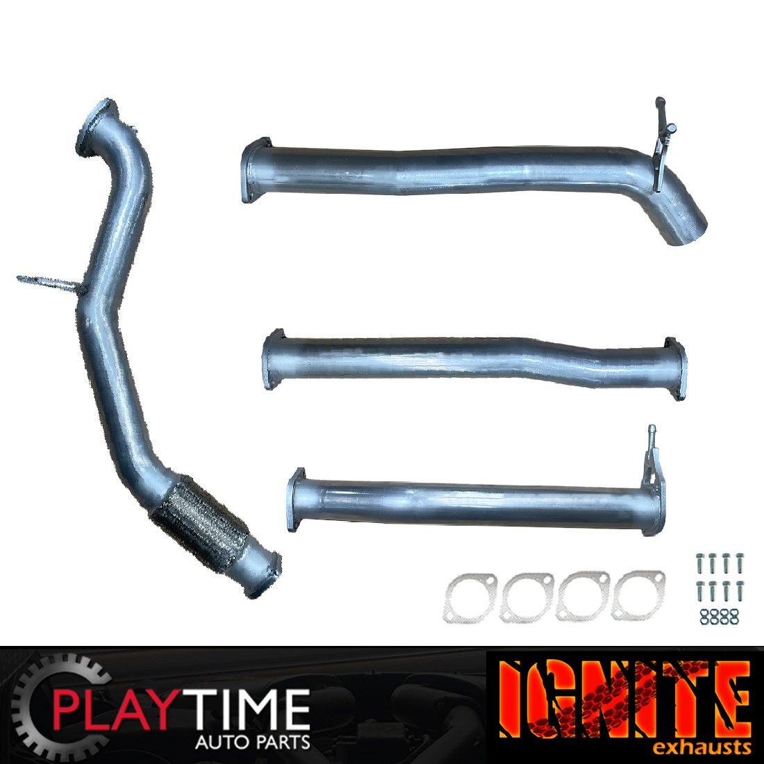 Mazda BT50 Exhaust 3.2L 3" Turbo Back No Cat With Diff Pipe Raw ...