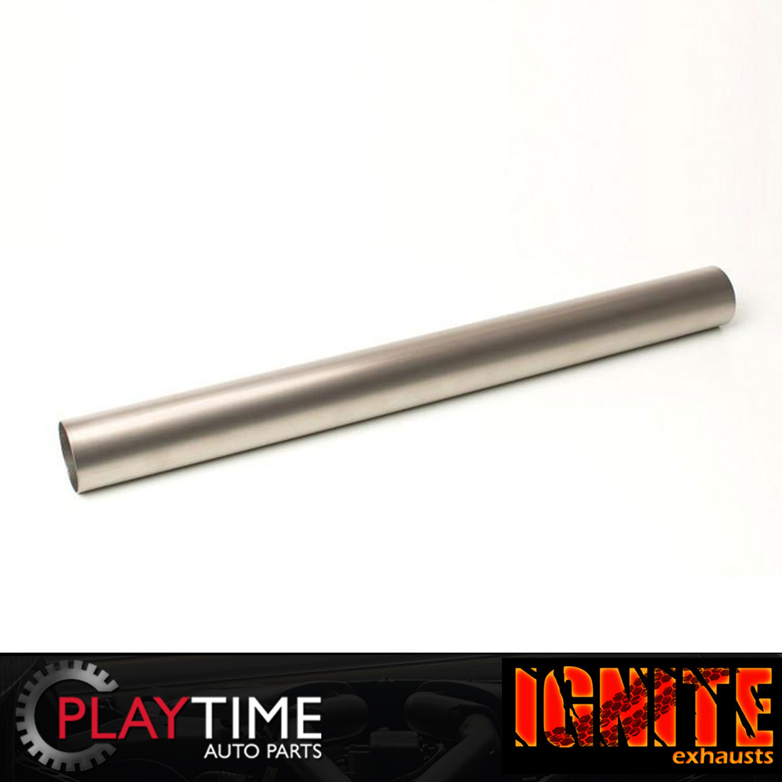 3" Inch 76mm Aluminised Mild Steel Straight Exhaust Pipe Tube X 1 Metre ...