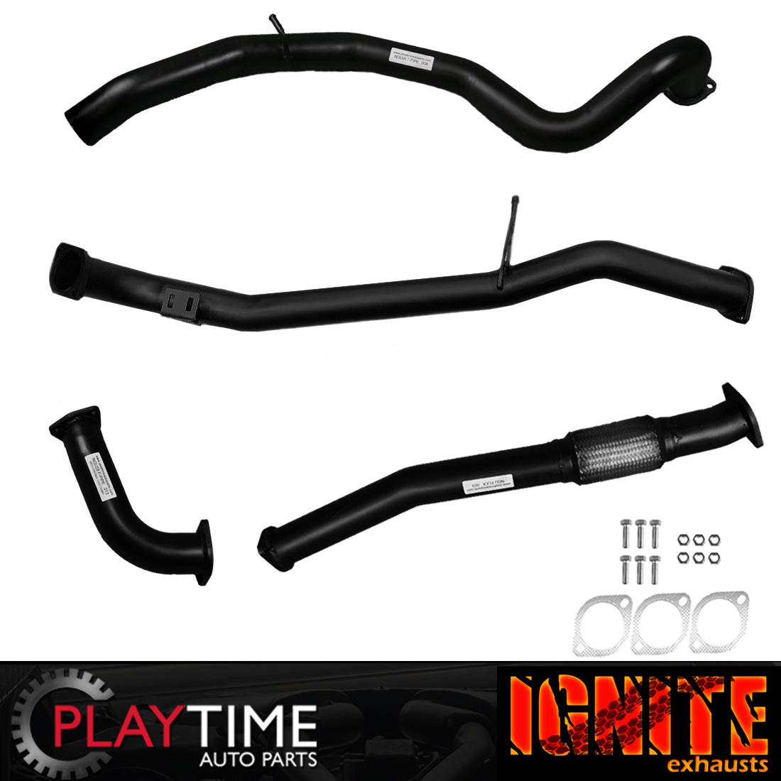 Nissan GU Patrol Exhaust 2.8L Turbo Diesel Wagon 3" Inch Dump Back ...