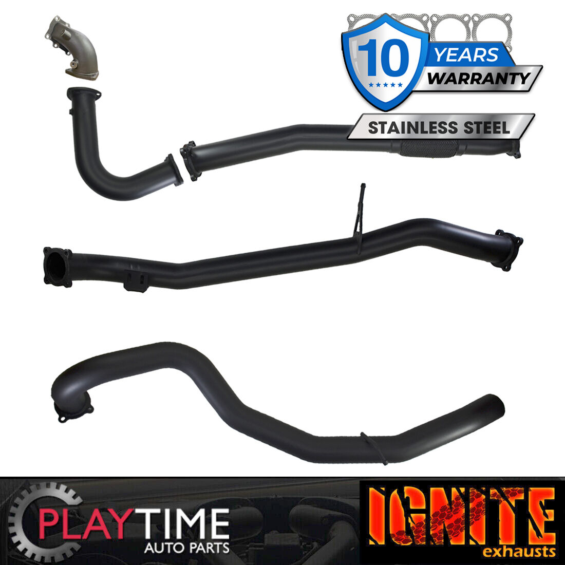 Nissan GU Patrol Exhaust 4.2L Turbo Diesel Wagon 3" Inch Turbo Back ...