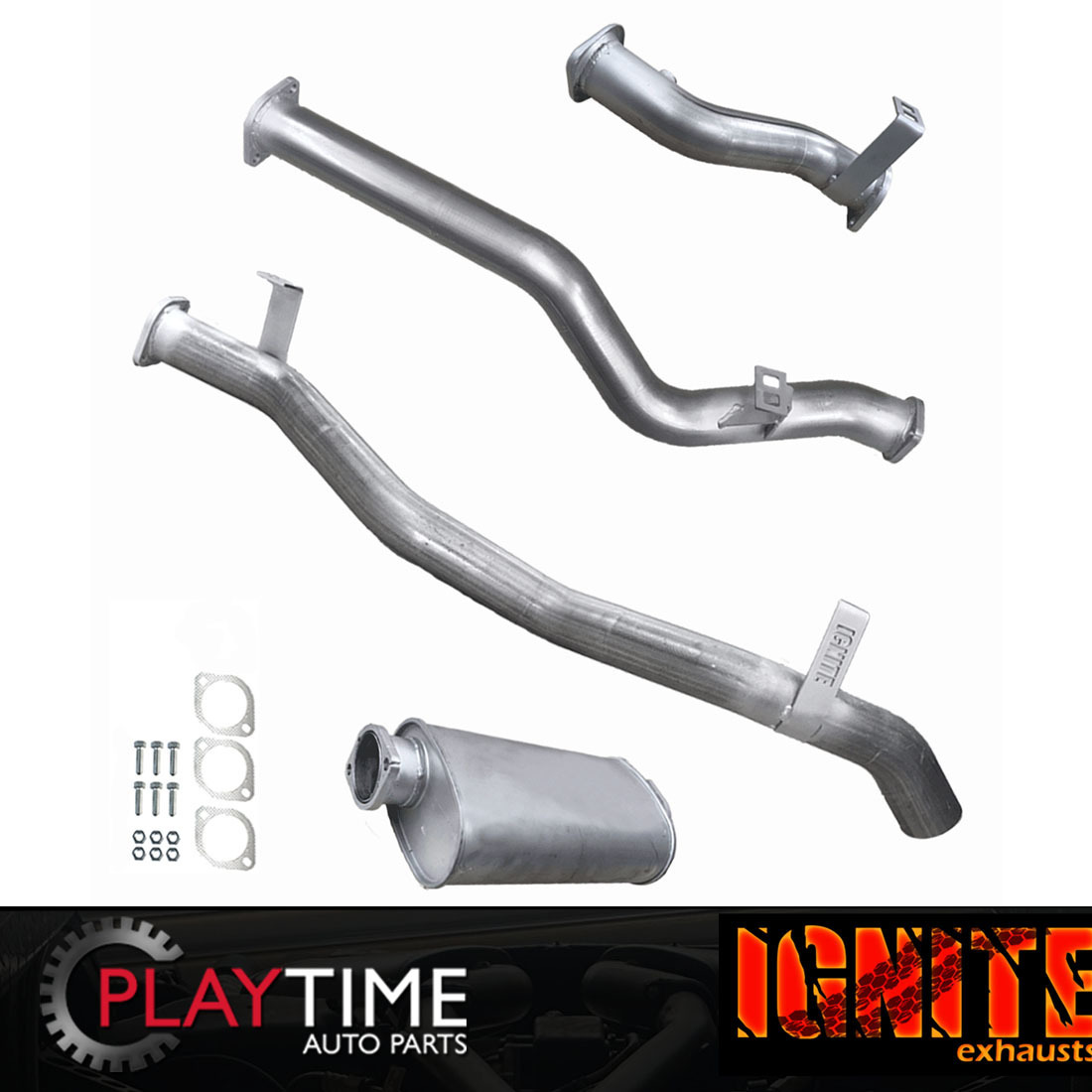 Toyota Landcruiser Exhaust 79 Series V8 S/Cab 3" DPF Back With Muffler ...