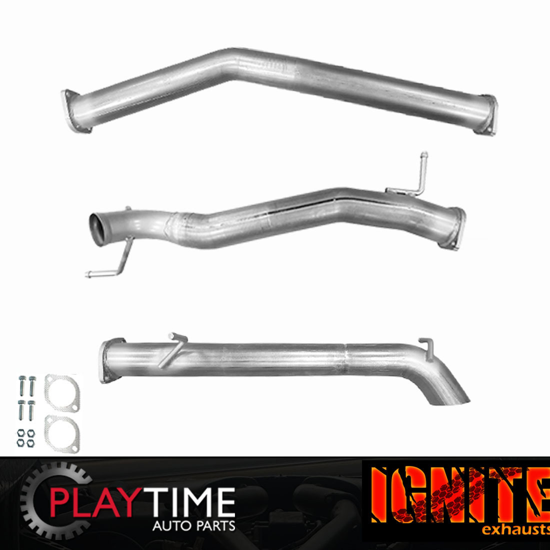 Volkswagen Amarok Exhaust 2.0L DPF Model 3" DPF Back Straight Pipe Only ...