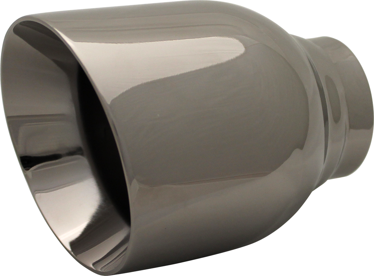 SS TIP AC DW 57 X 100 X 130 BLACK CHROME - Redback