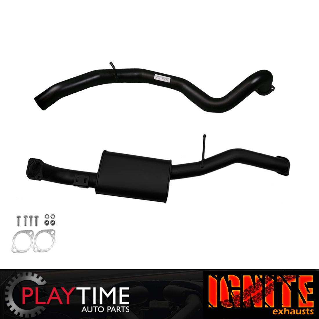 GU Patrol 3" Inch Exhaust Muffler & Tail Pipe Suit Engine Conversion ...