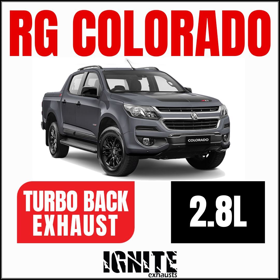 Holden Colorado 2017-2020 RG 2.8L 3" DPF Delete Offroad Ignite Exhausts